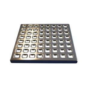 Firkantet Rist Rustfri 156 MM Type F