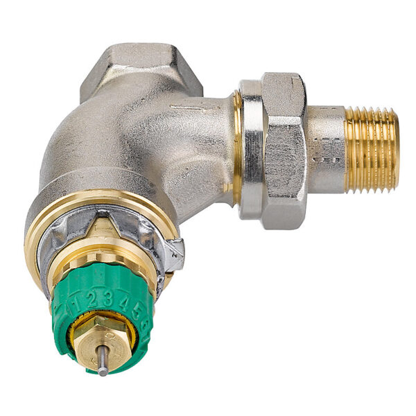 Danfoss RA-DV dynamisk ventil 1/2" Vinkelløbende med trykregulator