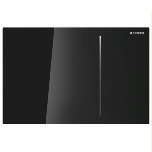Geberit betjeningsplade Sigma 70 i sort glas