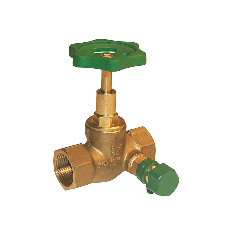 Stopventil med aftap 1/2″ | Køb her til billig pris > Læs mere