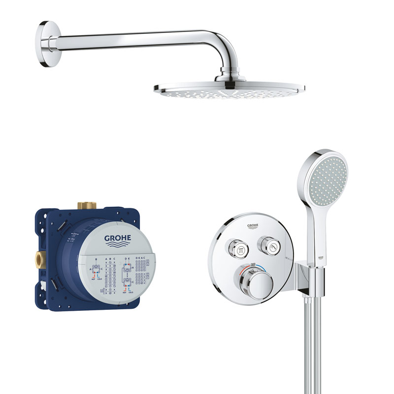 Grohe SmartControl Rainshower 210 brusesæt til indbygning